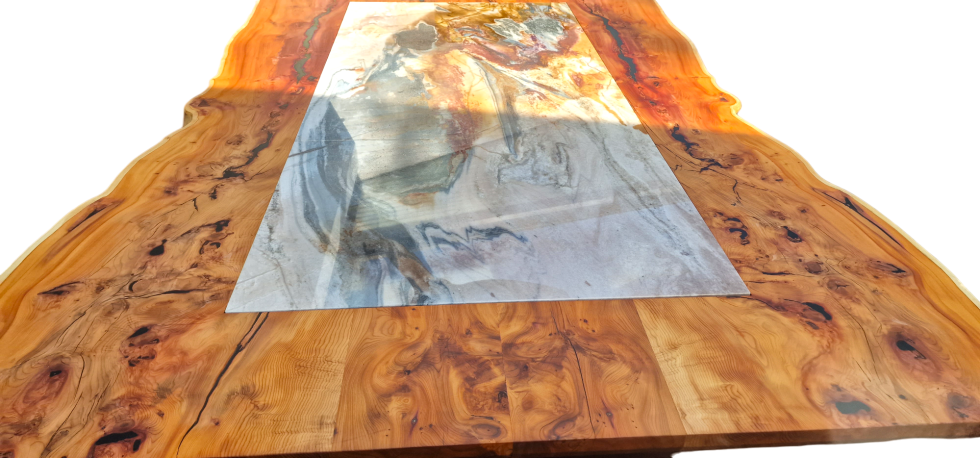 Project Report – Live Edge 12 Seat Dining Table made from Yew | Sorrell ...
